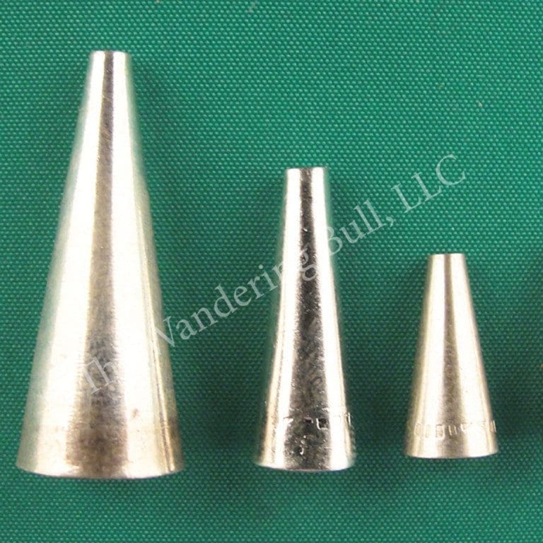 Sterling Silver Cones - Pair - The Wandering Bull, LLC